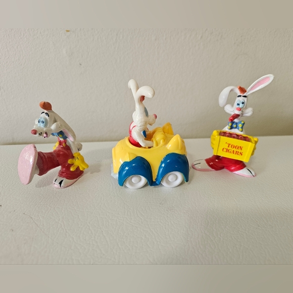 Toys | Disneys Who Framed Roger Rabbit Figures Pvc Set Of 3 | Poshmark